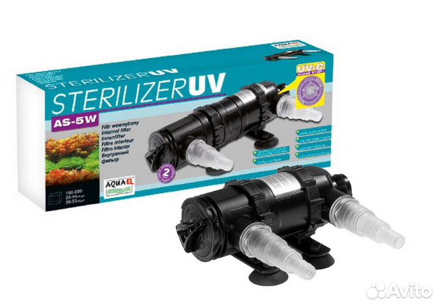 Стерилизатор для аквариума aquael sterilizer UV AS