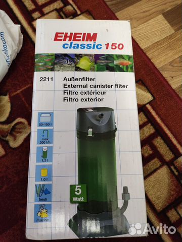 Фильтр внешний eheim classic 150