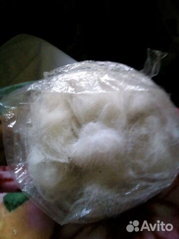 Шерсть собачья белая Акиты Ину