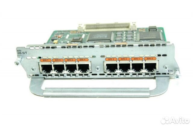Модуль расширения Cisco NM 8B-S/T BRI 8x isdn CIS купить во ...