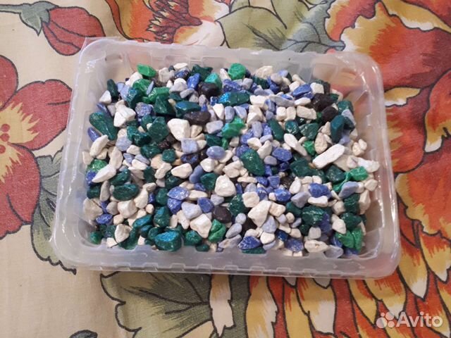 Грунт для аквариума цветной